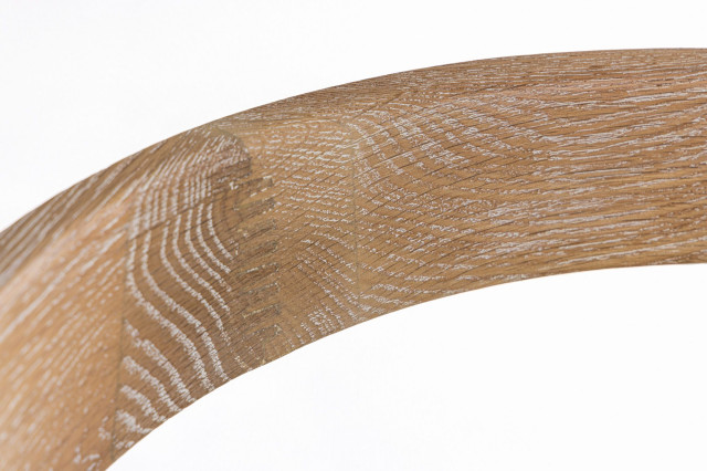 Belton Modern Off-White Fabric + White Wash Oak Counter Chair ...