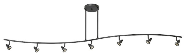 Cal Lighting Integrated LED Serpentine Rail Fixture, Bronze, 6.8 ...