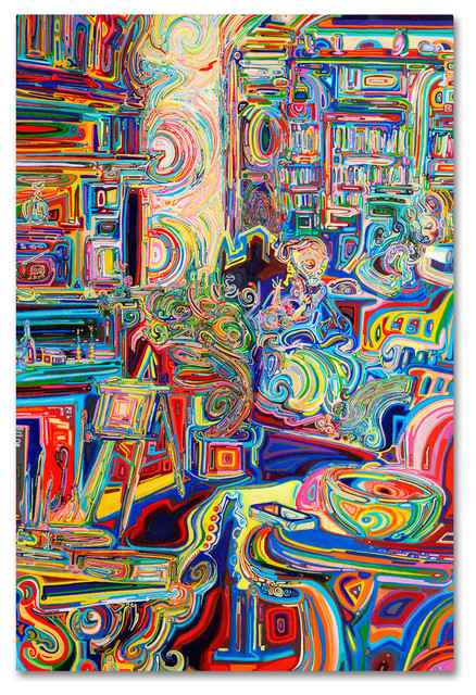 Josh Byer 'Moms' Canvas Art, 22"x 32" - Contemporary - Prints And ...