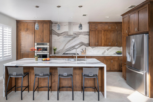 34+ Waterfall Kitchen Island ( DRAMATIC LOOK ) - Waterfall Countertops