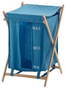 Light Blue Laundry Basket - Contemporary - Hampers - by TheBathOutlet ...