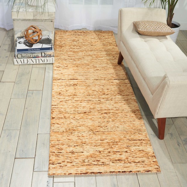 Nourison Sterling Copper Area Rug, 8'x10'6" - Contemporary - Area Rugs ...