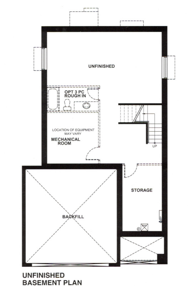 Understanding basement floor plan?