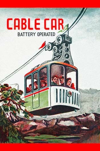 Cable Car, 12" x 18" - Traditional - Prints And Posters - by Buyenlarge ...