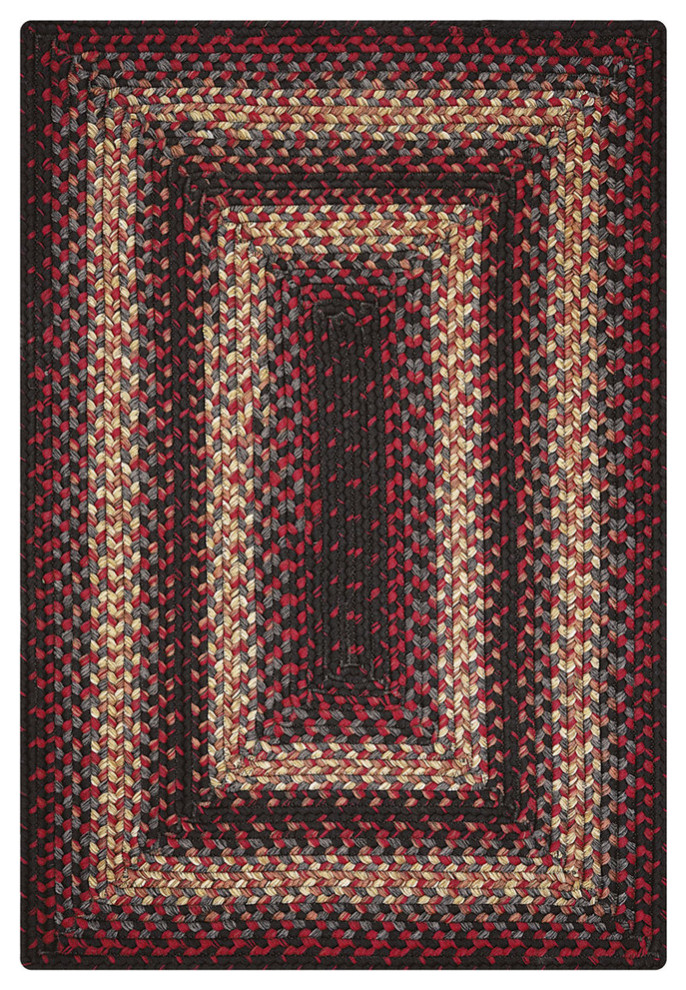 Homespice Decor Montgomery Indoor/Outdoor Braided Rug (Rectangle), 27 ...