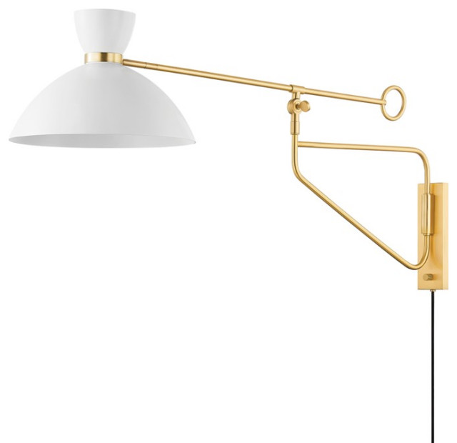 Hudson Valley Cranbrook One Light Portable Wall Sconce - Transitional ...