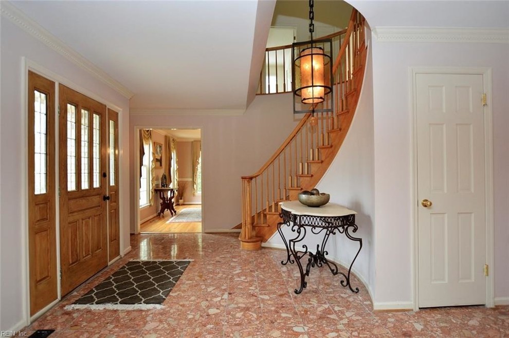 What to do with marble floor in foyer? | Houzz Forum