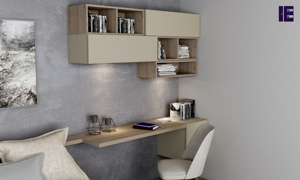 Desk Study Unit Storage Pebble grey Cleaf Pembroke supplied by Inspired ...