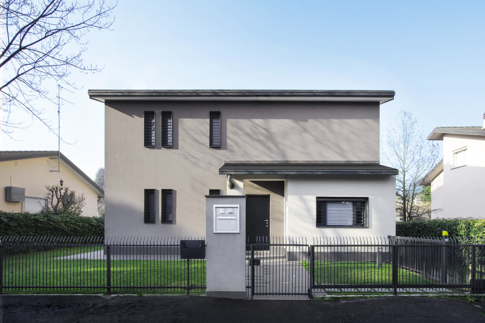 Facciata ingresso - Modern - House Exterior - Milan - by Anice ...