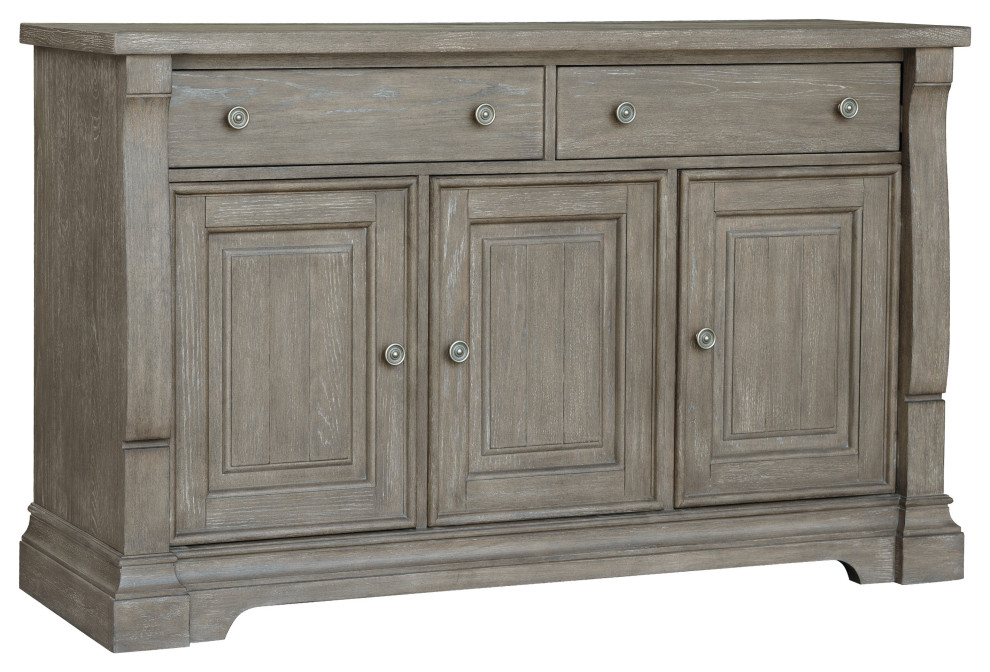 Lawson's Creek 3-Door Server With Storage Drawers - French Country ...