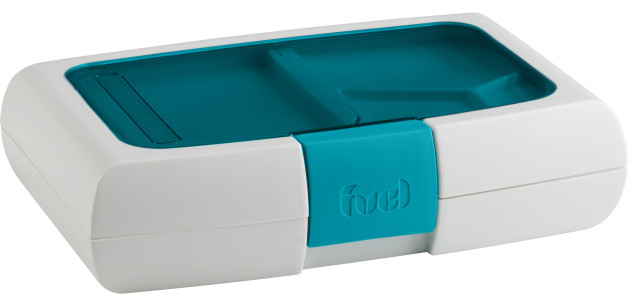 Trudeau Tropical Blue Fuel Bento Box Multi-Functional Microwavable ...