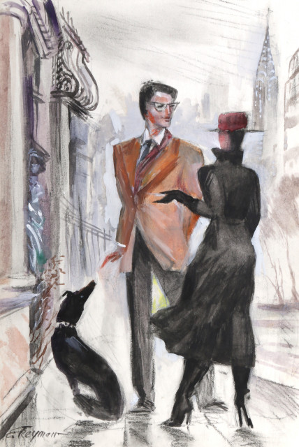 On The Street of New York, Erik Freyman, 10.5x7.5 - Contemporary ...