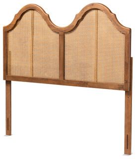 Jetta Modern Coastal Boho Rattan Headboard - Tropical - Headboards - by ...