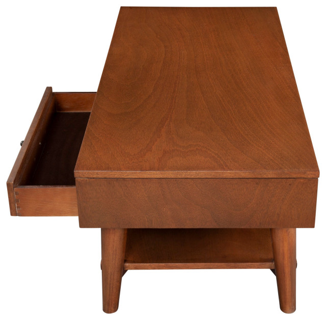Flynn Coffee Table, Acorn - Midcentury - Coffee Tables - by GwG Outlet ...
