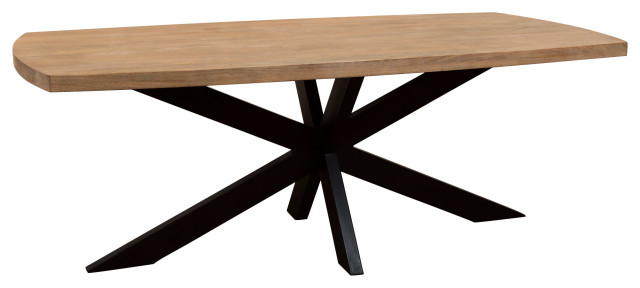 Logan 82" Dining Table in Natural Finish - Rustic - Dining Tables - by ...