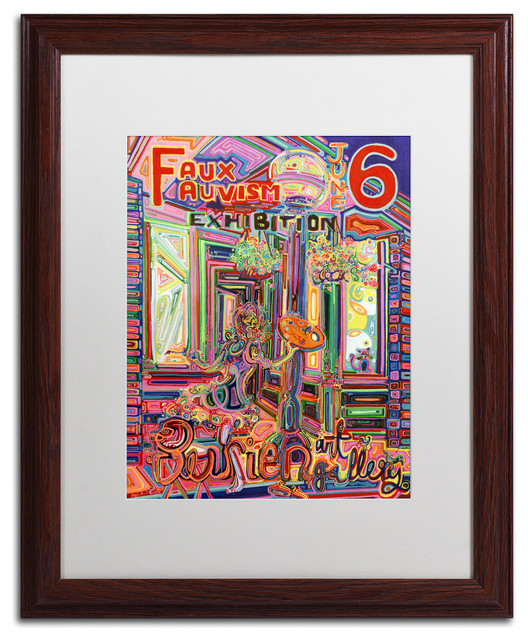 Josh Byer 'Exhibition No 1' Art, 16"x 20" - Contemporary - Prints And ...