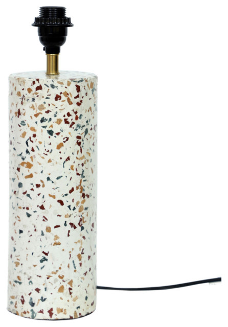 12 Inch Cylinder Table Lamp Multicolor Retro - Contemporary - Table ...