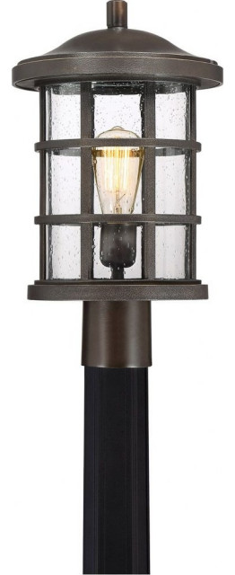150W 1 Light Outdoor Large Post Lantern-Palladian Bronze Finish ...