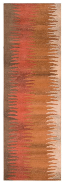 Surya MOS-1004 Mosaic Runner, 2'6' x 8', Burnt Orange/Wheat ...