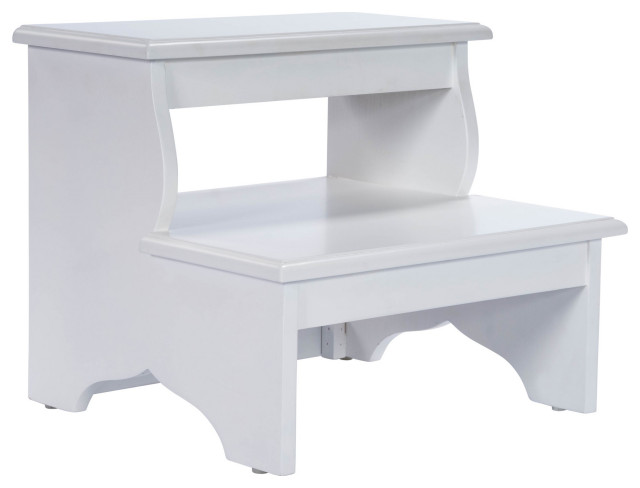 Handcrafted White Step Stool - Ladders And Step Stools - by UStradeENT ...
