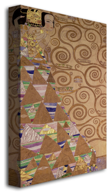 'Expectations' Canvas Art by Gustav Klimt, 30" x 47" - Traditional ...