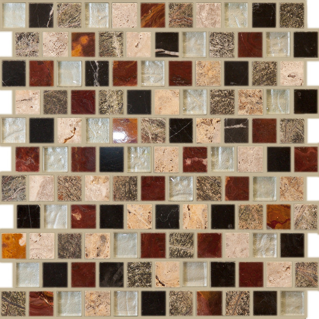 Offset Imagination Mosaic, Lavish, Sample - Contemporary - Mosaic Tile ...