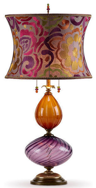 Kinzig Table Lamp, Natasha - Eclectic - Table Lamps - by Artisan ...