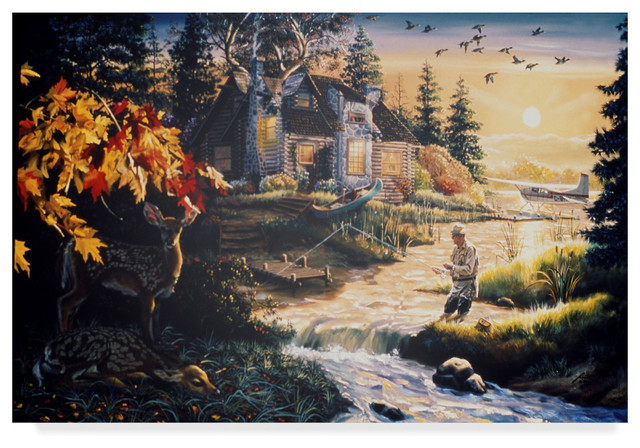 "Wish You Were Here " by D. Rusty Rust, Canvas Art, 12"x19" - Rustic ...