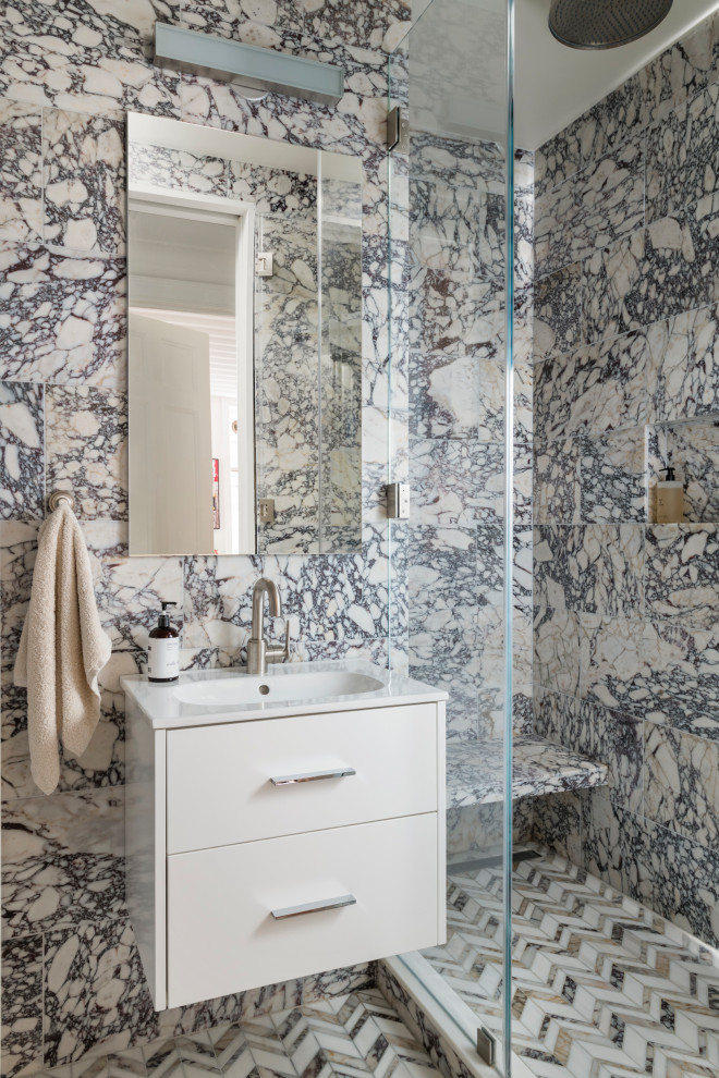 19th Century Broadway Residence - Contemporary - Bathroom - New York ...