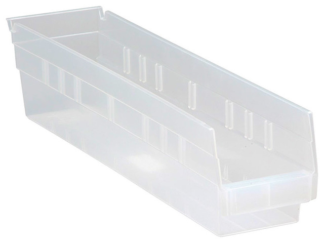 QSB103CL CLEAR-VIEW economy shelf bin - 20 Pack - Contemporary ...