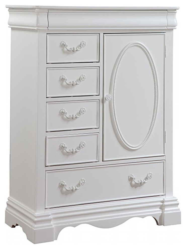 Estrella Chest, White - Contemporary - Accent Chests And Cabinets - by Kolibri Decor | Houzz