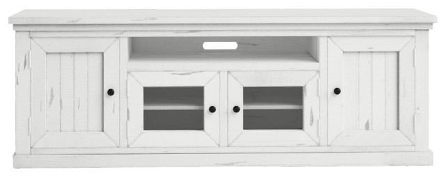 55" Rustic TV Console - Farmhouse - Entertainment Centers And Tv Stands ...