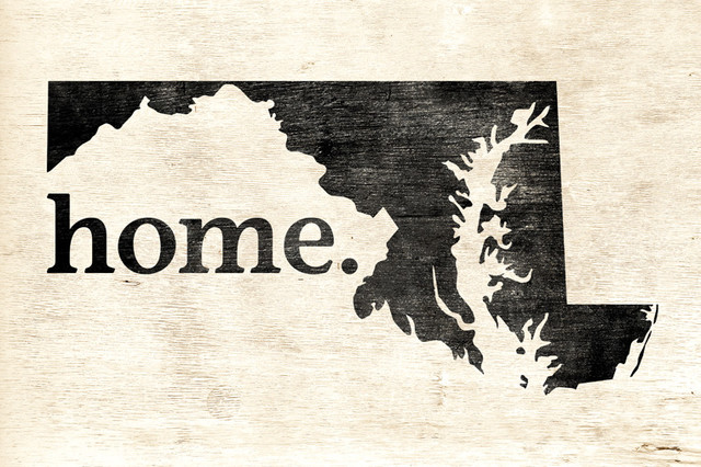 Maryland Home Poster Print, 12"x18" - Contemporary - Prints And Posters ...