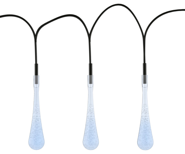 Pure Garden Tear Drop String Lights, 30 Bulb With 8 Modes, Set of 2 ...