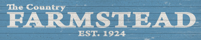 "The Country Farmstead" Painting Print on White Wood, 70"x14 ...