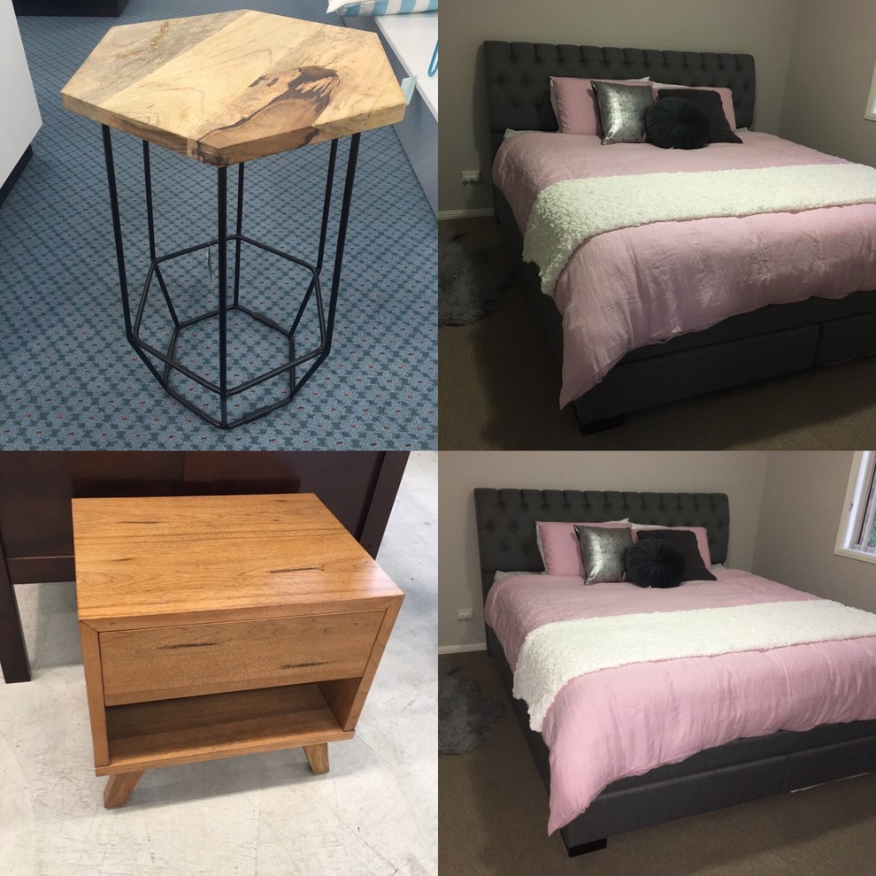 How to Pull Off Mismatched Nightstands