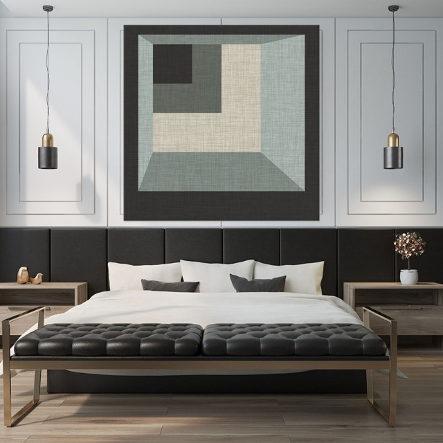 "Geometric Perspective I" Fine Art Giant Canvas Print, 54"x54", 54 x 54 ...