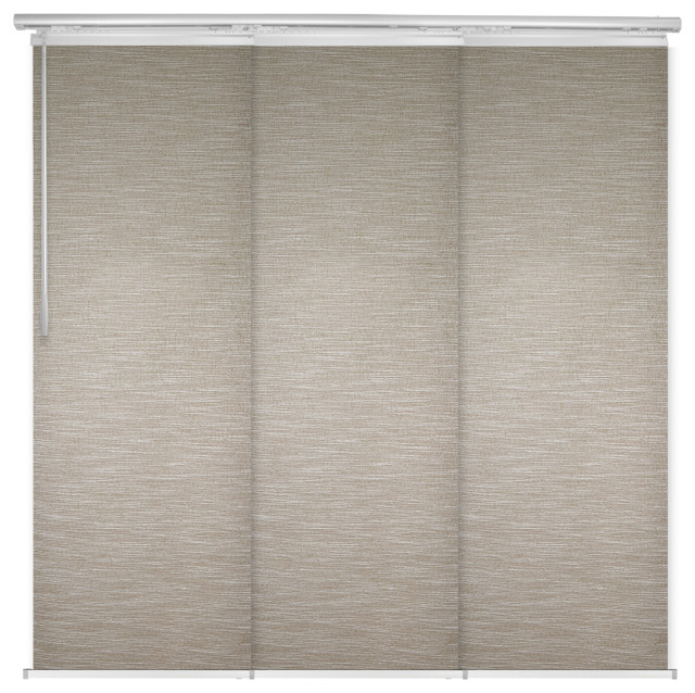 Nico 3-Panel Track Extendable Vertical Blinds 36-66"W, 116" H - Modern ...