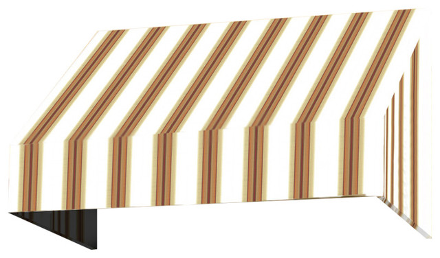 Awntech 5' New Yorker Acrylic Fabric Fixed Awning, 56" x 48 ...