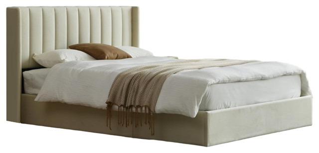 Modern Platform Bed, Hydraulic Lift Design & Large Storage ...