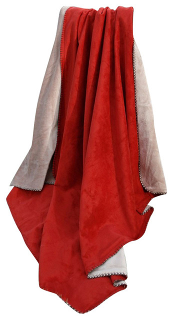 Red Throw - Southwestern - Throws - by Carstens | Houzz