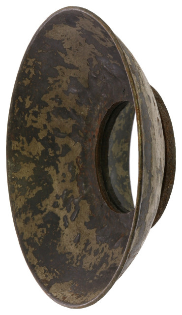 Jumbo Metal Bowl Wall Mirror - Industrial - Wall Mirrors - by ...