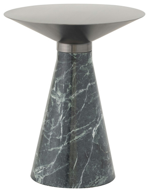 Iris Graphite Metal Side Table, HGNA556 - Contemporary - Side Tables ...