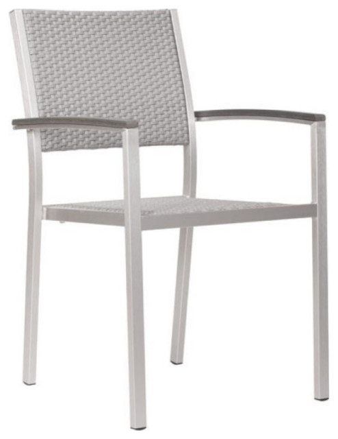 Metropolitan Arm Chair, Set of 2, 21.3"x21"x34.9" - Modern - Dining ...