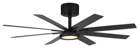 60in Empire - Matte Black - Transitional - Ceiling Fans - by Lighting ...