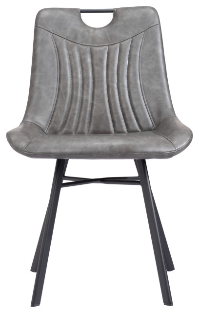 Tyler Dining Chair (Set of 2) Vintage Gray - Transitional - Dining ...