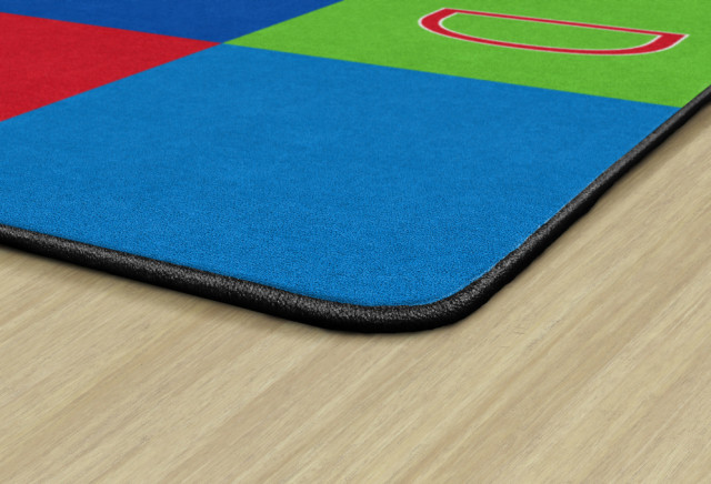 Flagship Carpets VA404-58A 10'9"X13'2" Alphabet Seating Educational Rug ...