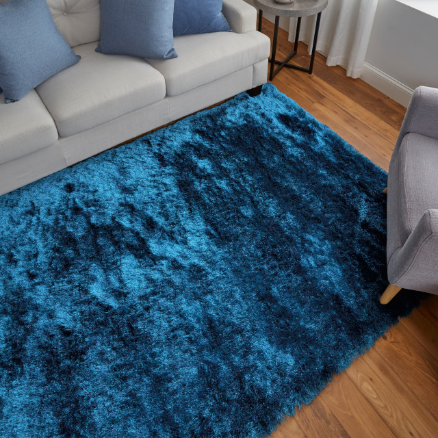 Weave & Wander Freya Plush Shag Rug, 2'x3'4" - Contemporary - Area Rugs ...