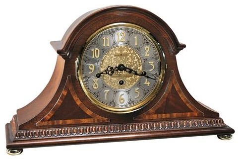 Webster Key Wound Mantel Clock - Traditional - Desk And Mantel Clocks ...