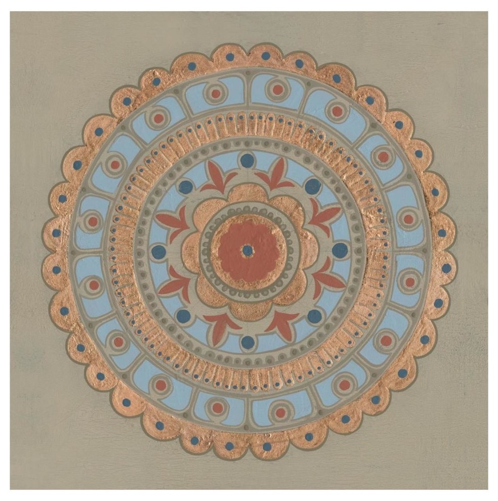 "Copper Mandala II" Digital Paper Print by Kathrine Lovell, 20"x20", 18 ...